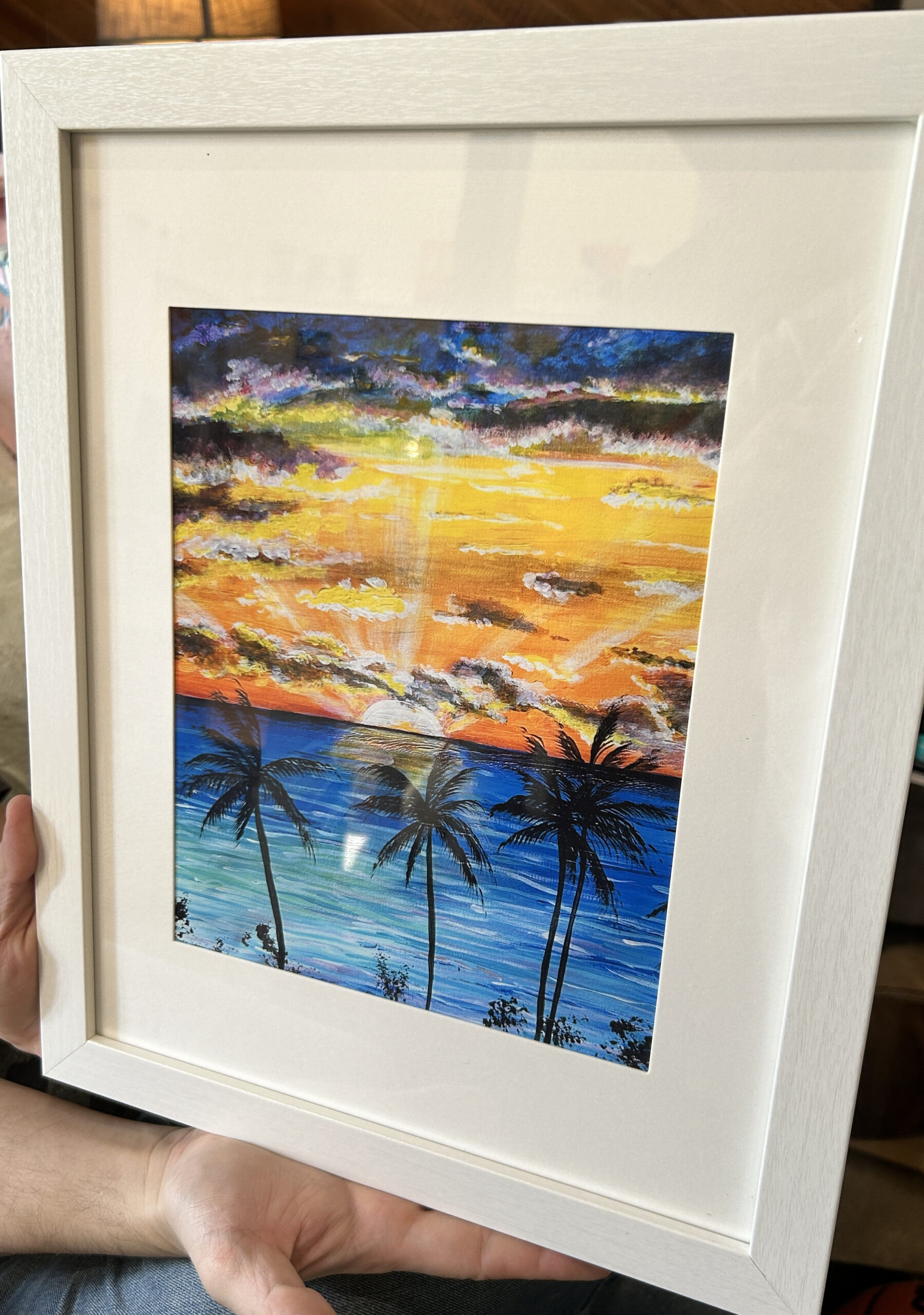 Caribbean Sunset Fine Art Print - Number on the Wall Art